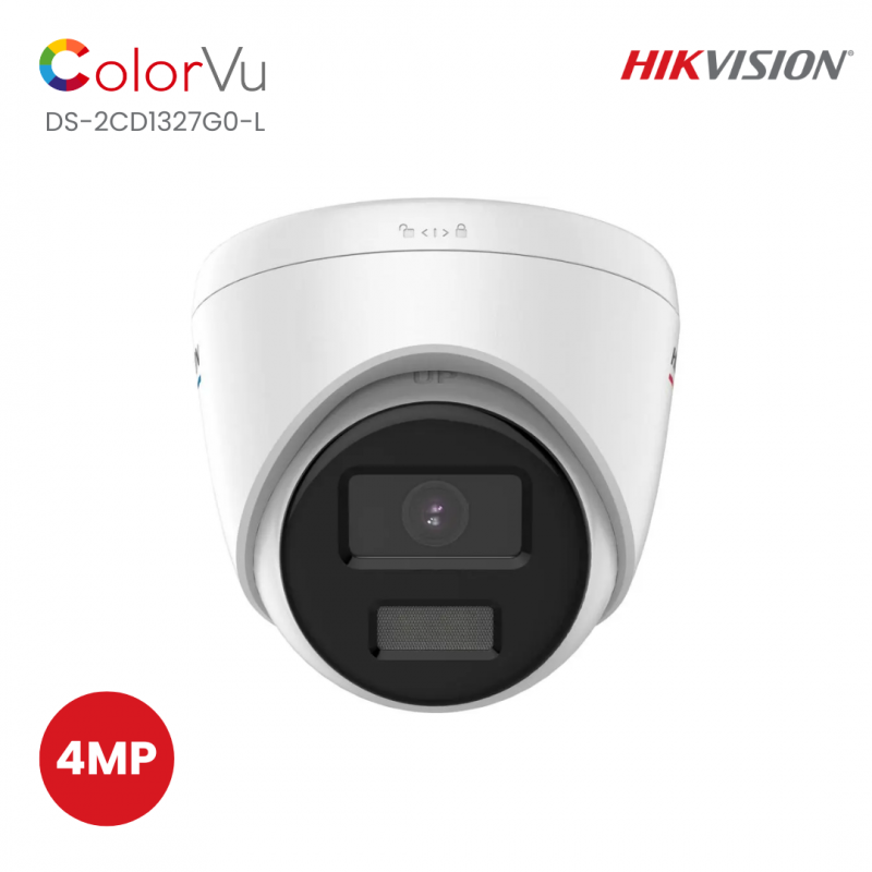 Caméra hikvision IP Dôme ColorVu, 4MP , 2,8mm, IP67